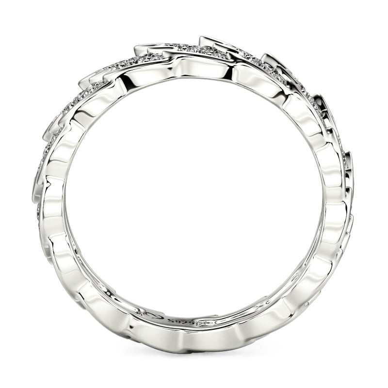 Jeulia Custom Simple Angel Wings Wedding Band for Women - Jeulia Jewelry