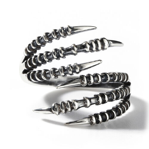 Jeulia "Sharp Claw" Sterling Silver Men's Ring - Jeulia Jewelry