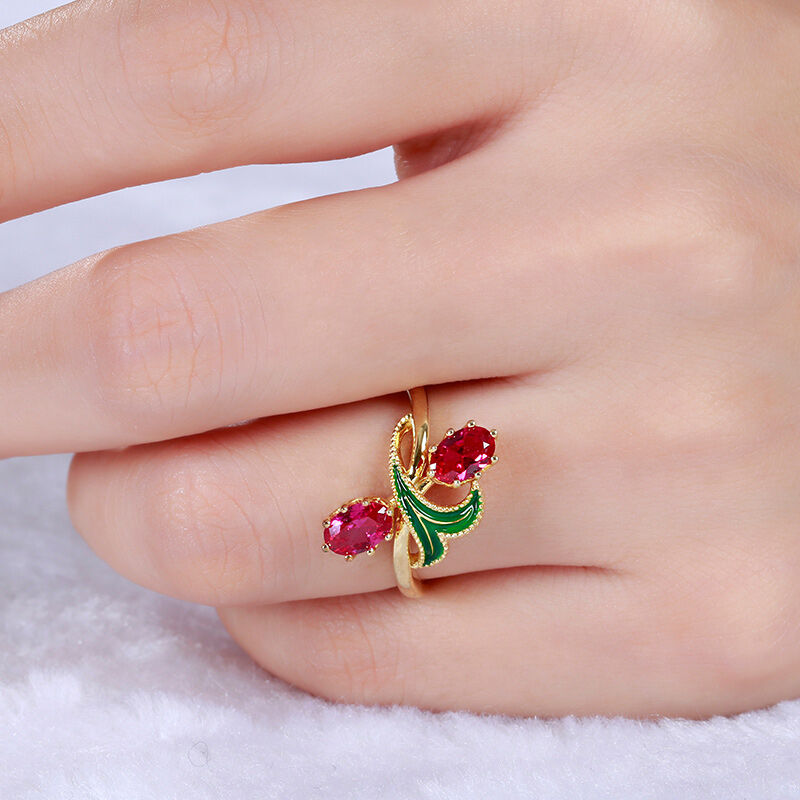 Jeulia Two Stone Sterling Silver Ring Jeulia Jewelry