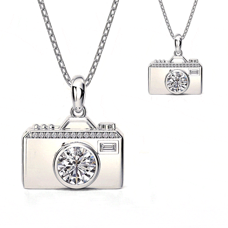 Jeulia Unique Camera Custom Photo Locket Necklace - Jeulia NZ