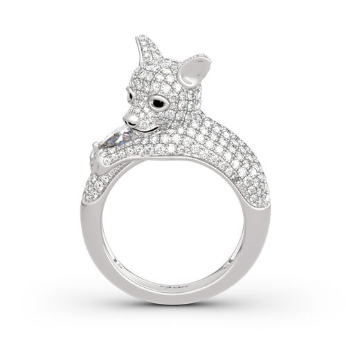 Swarovski Wolf Ring 2024 www nnectedthebook